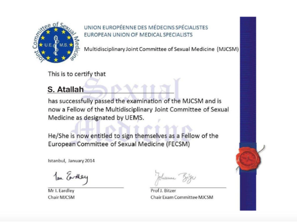 Dr. Sandrine Atallah, Hypnotherapy, Sexual Medicine, Lebanon