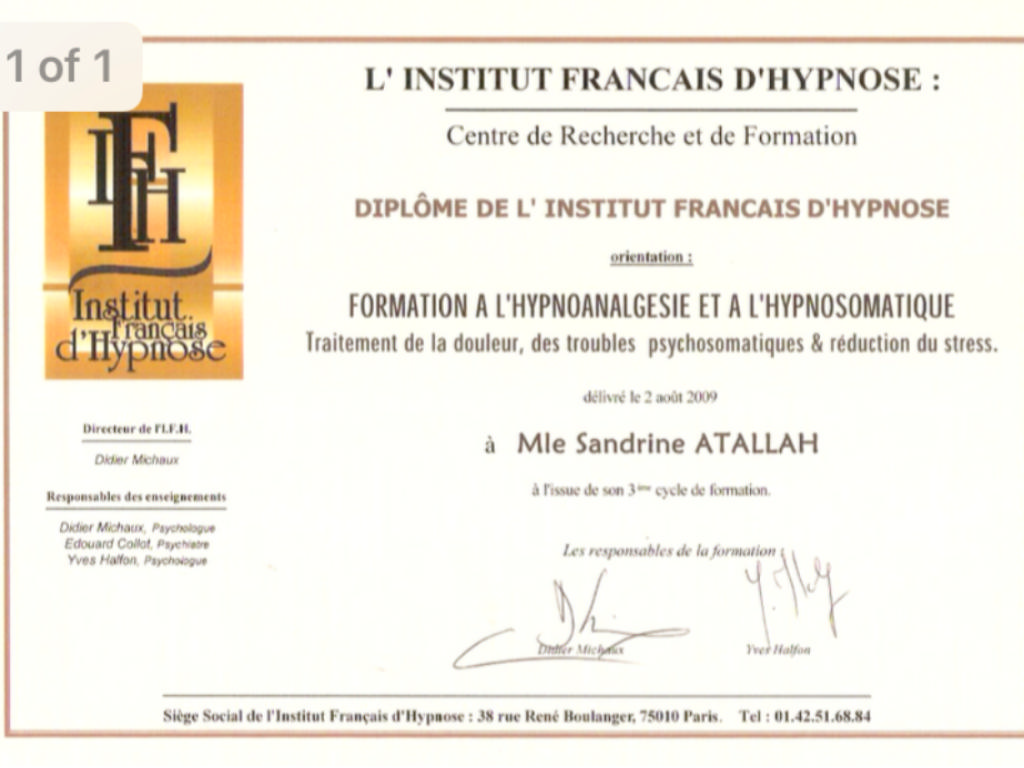 Dr. Sandrine Atallah, Hypnotherapy, Sexual Medicine, Lebanon